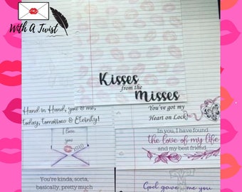 Prison Wife Stationery Bundle, Printable Prison Love Letter Writing ...