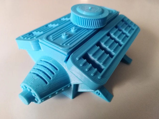Fallout 3d Printed USB Holder in GRAY V8 Engine From Fallout - Etsy