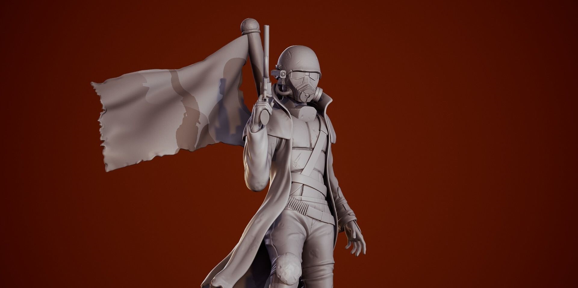 Fallout NCR Ranger 3D Figurine - Etsy