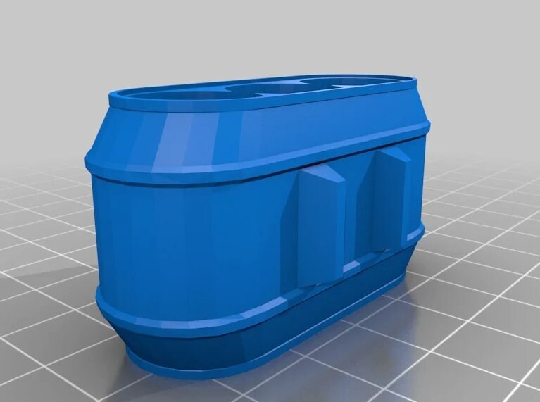 Fallout Energy Cell BATTERY HOLDER 3d Printed in Gray - Etsy