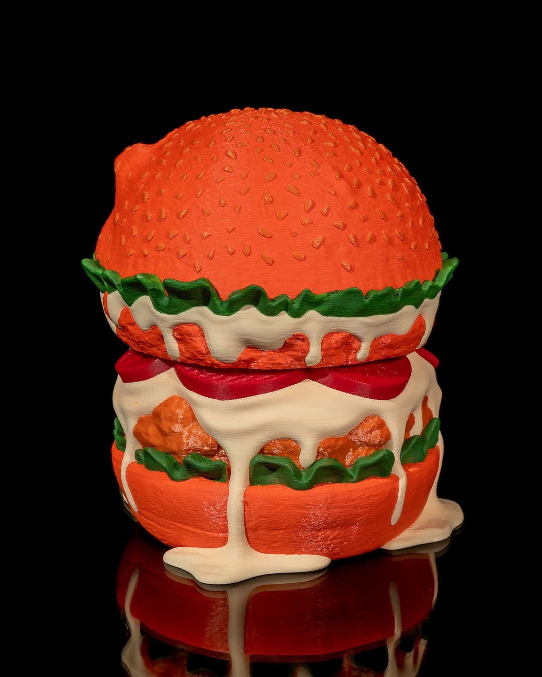 Spicy Burger Storage 3D Printed Condiment Holder Food Art - Etsy