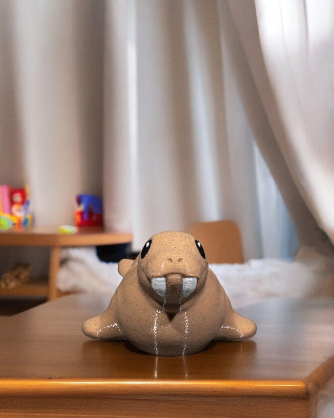 Walrus Keychain Cute Atlantic Walrus Accessory, Customizable Colors ...