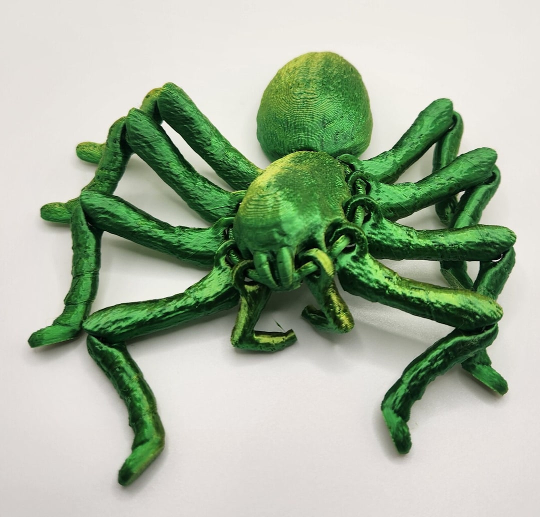3D Printed Articulated Spider Fidget Toy Creepy Crawly Fun - Etsy