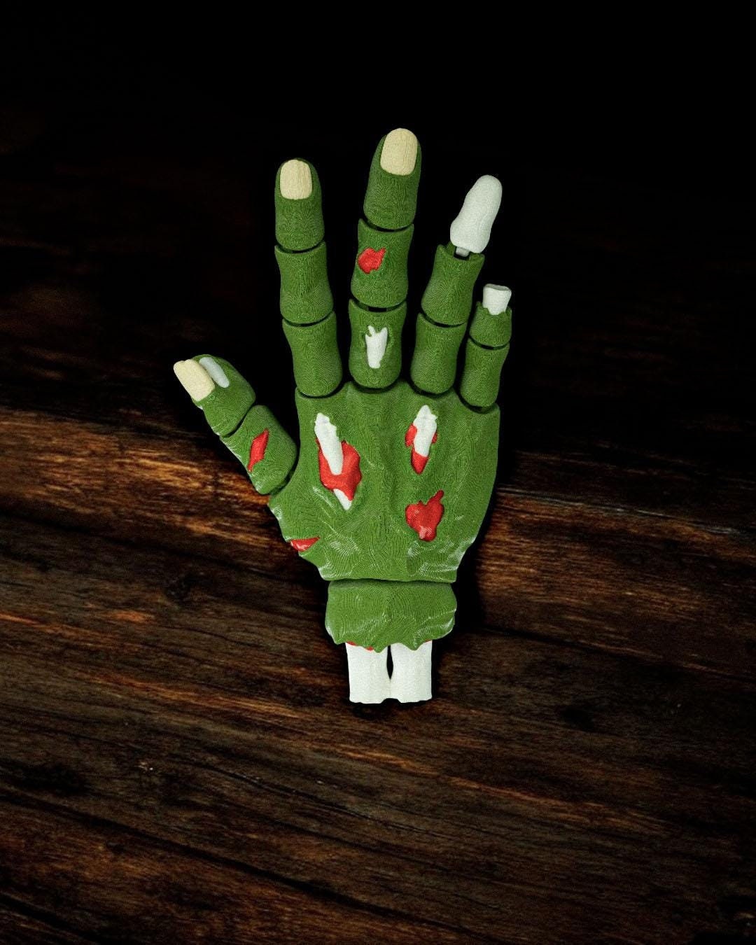 Deaths Severed Hand - 16 Zombified Hand With Customizable Skin & Nail ...