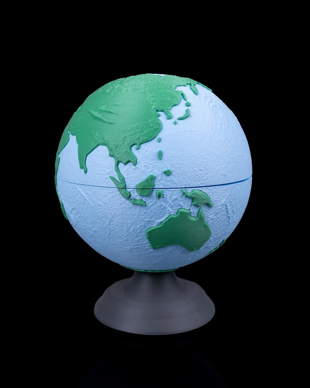3D Printed Planet Earth Model: Educational Decoupage Globe - Etsy