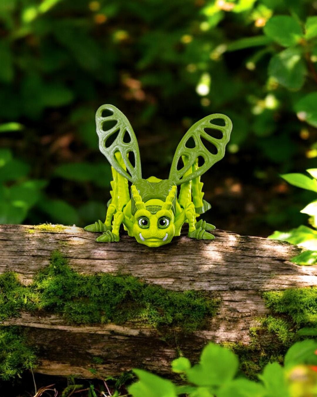 Jumpy Jimmy the Grasshopper Articulating Figure | Custom Color Options ...