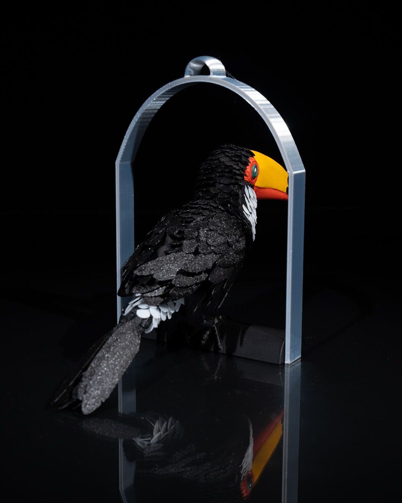 3D Printed Toucan Puzzle – High-quality Plastic, 7 Inch (disassembled ...
