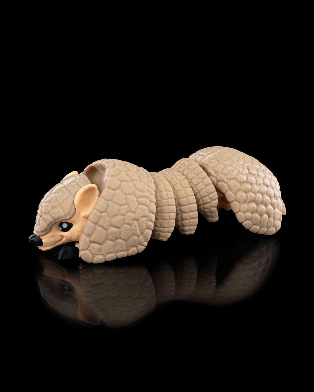 Adorable 3D Printed Armadillo - Customizable 8 Cm Collectible Figurine ...