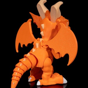 Articulated 3D Printed Dragon Model - Conqueror the King of Dragons ...