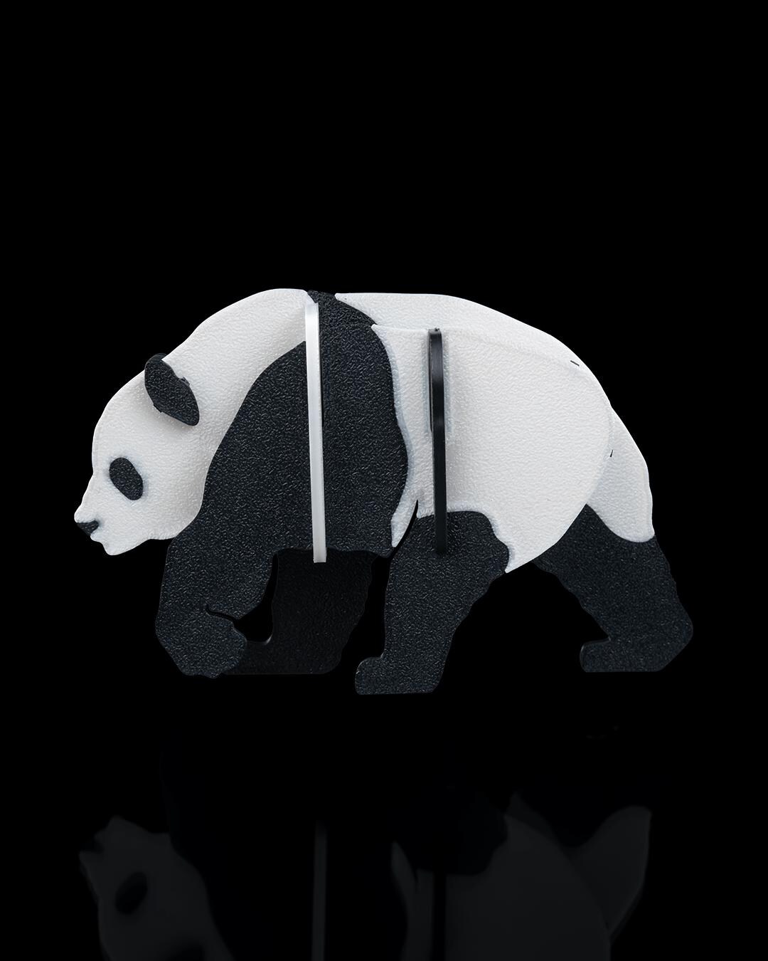 3D Printed Panda Kit Card Model: Compact Collectible Art Toy - Etsy