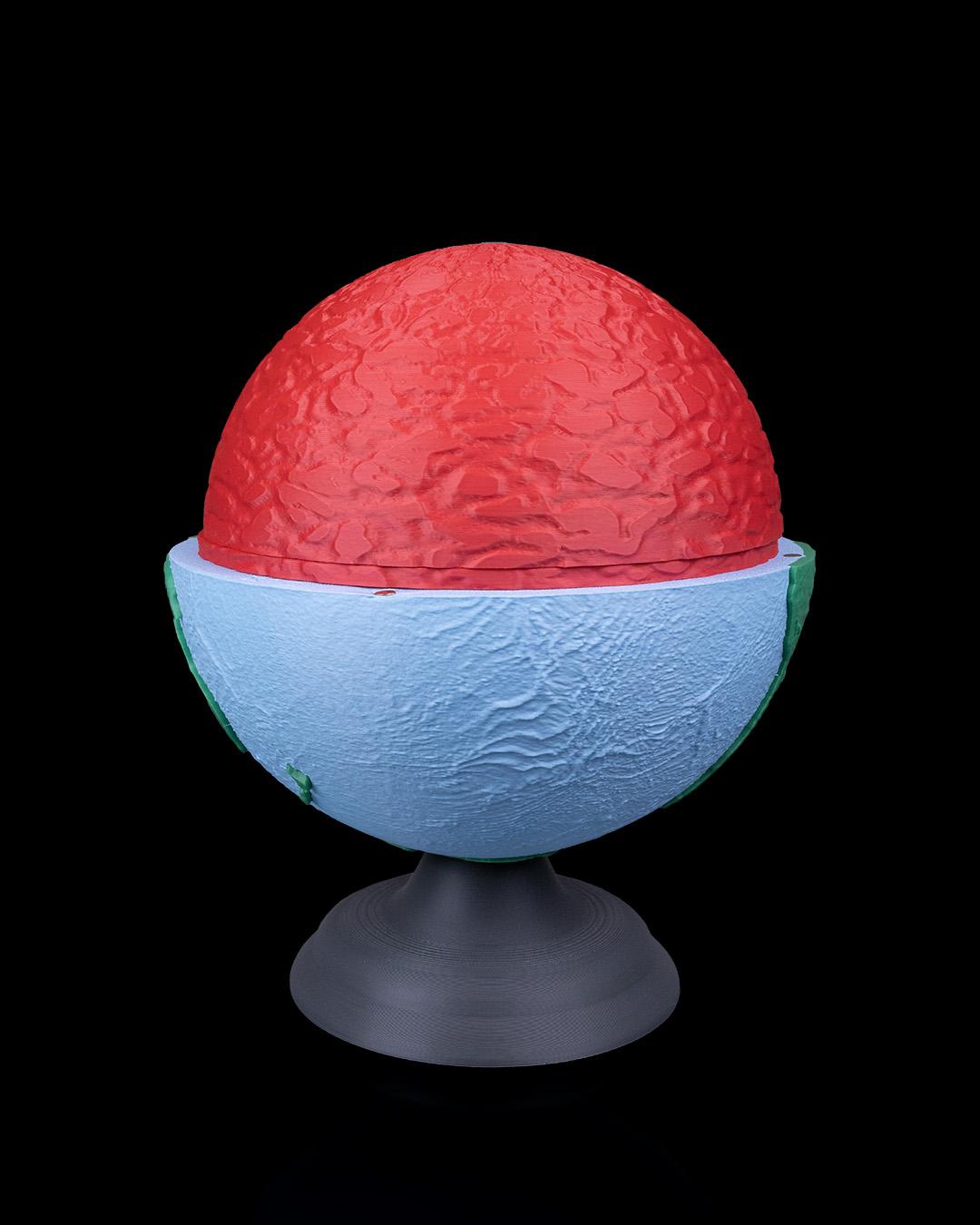 3D Printed Planet Earth Model: Educational Decoupage Globe - Etsy