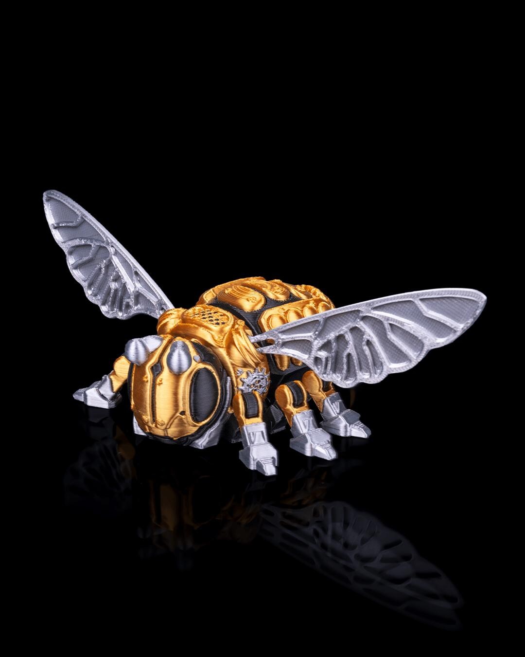The Mech Bee Pollinator – 3D Printed Mechanical Insect Model ...