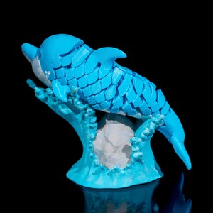 Cute Articulated Dolphin Figurine | Custom Color Options | 3D Printed ...