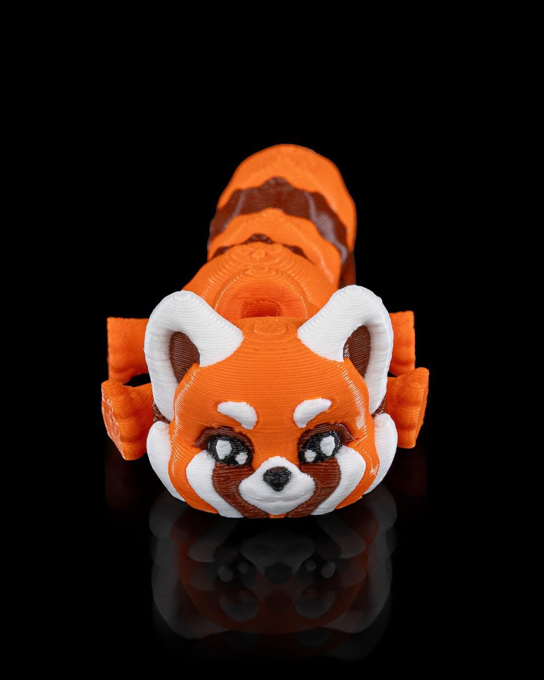 Loveable Red Panda Figurine - 10 Cm 3D Printed Adorable Collectible - Etsy