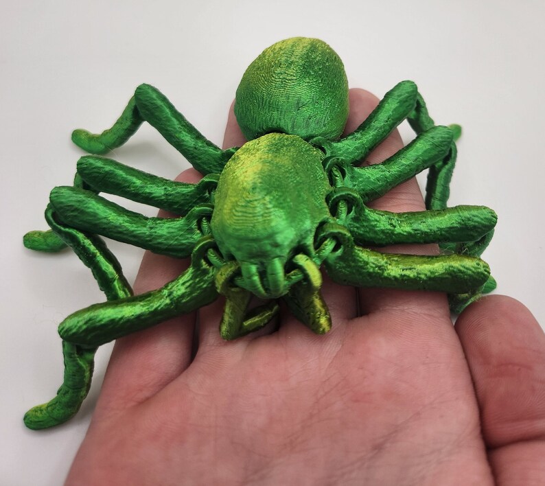3D Printed Articulated Spider Fidget Toy Creepy Crawly Fun - Etsy