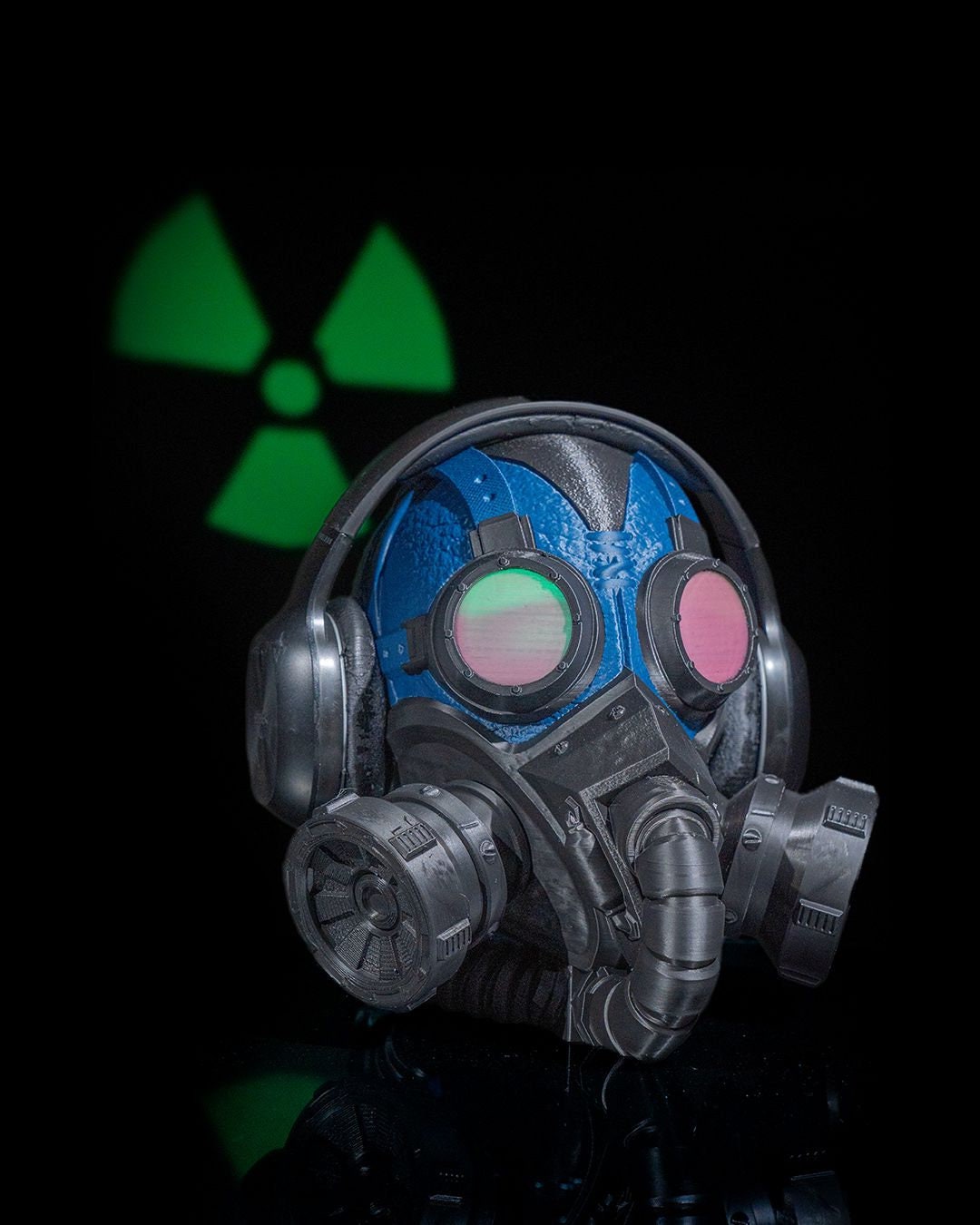 Nuclear Fallout Mask Headphone Holder With Light | 3D Printed | High ...