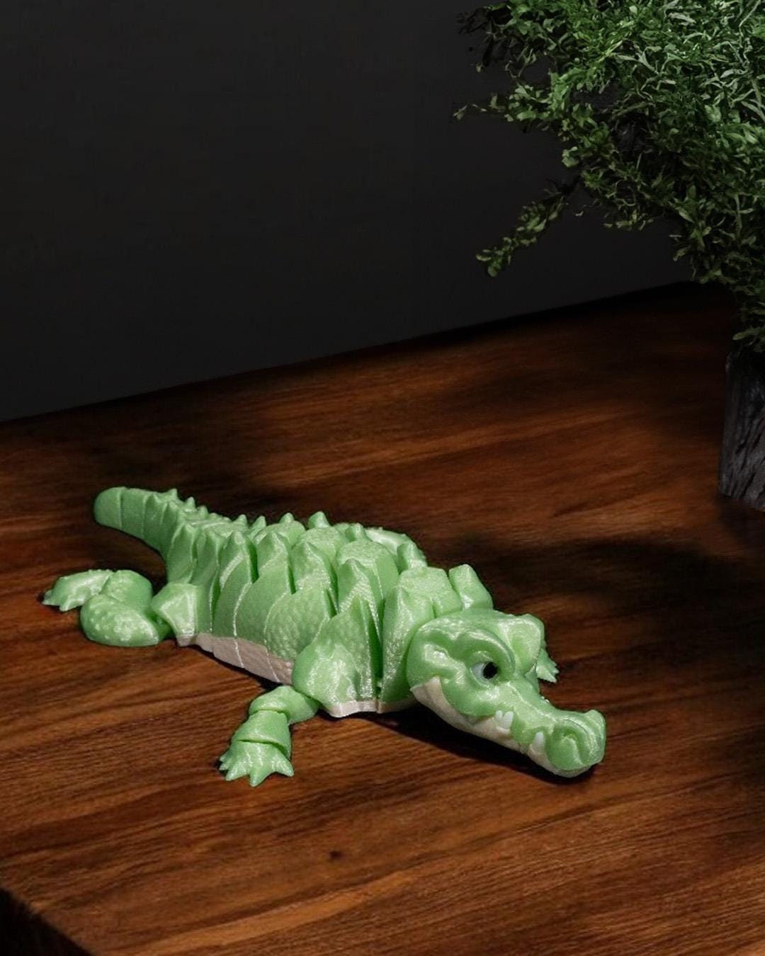 Articulating Alligator Toy - Customizable Colors - High Detail - 3D ...