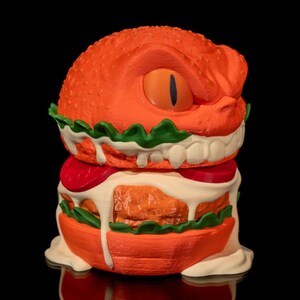 Spicy Burger Storage 3D Printed Condiment Holder Food Art - Etsy