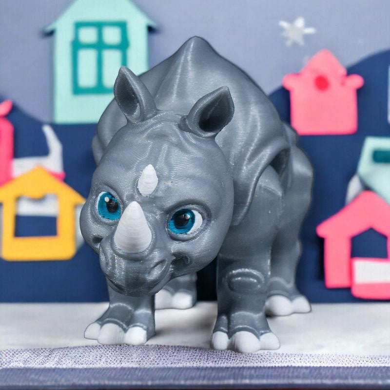 Rhino Print - Etsy