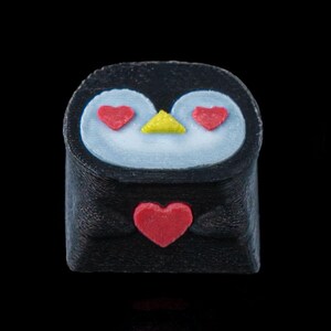 Loveable Penguin Keycap – 3D Printed Custom Keyboard Accessory ...