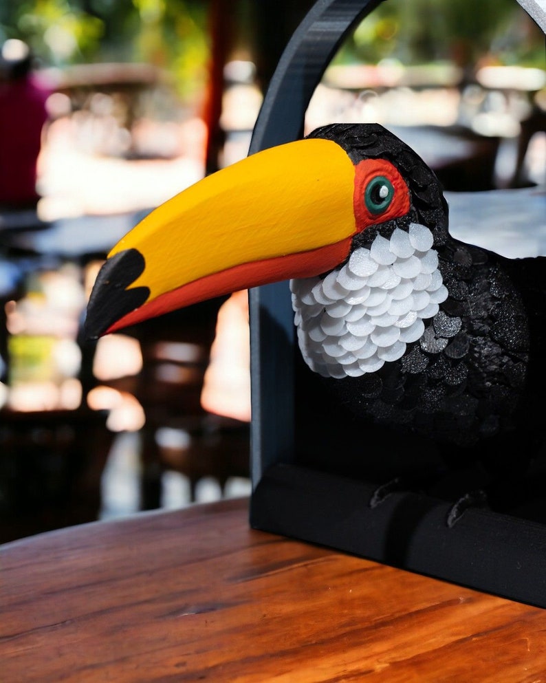 3D Printed Toucan Puzzle – High-quality Plastic, 7 Inch (disassembled ...