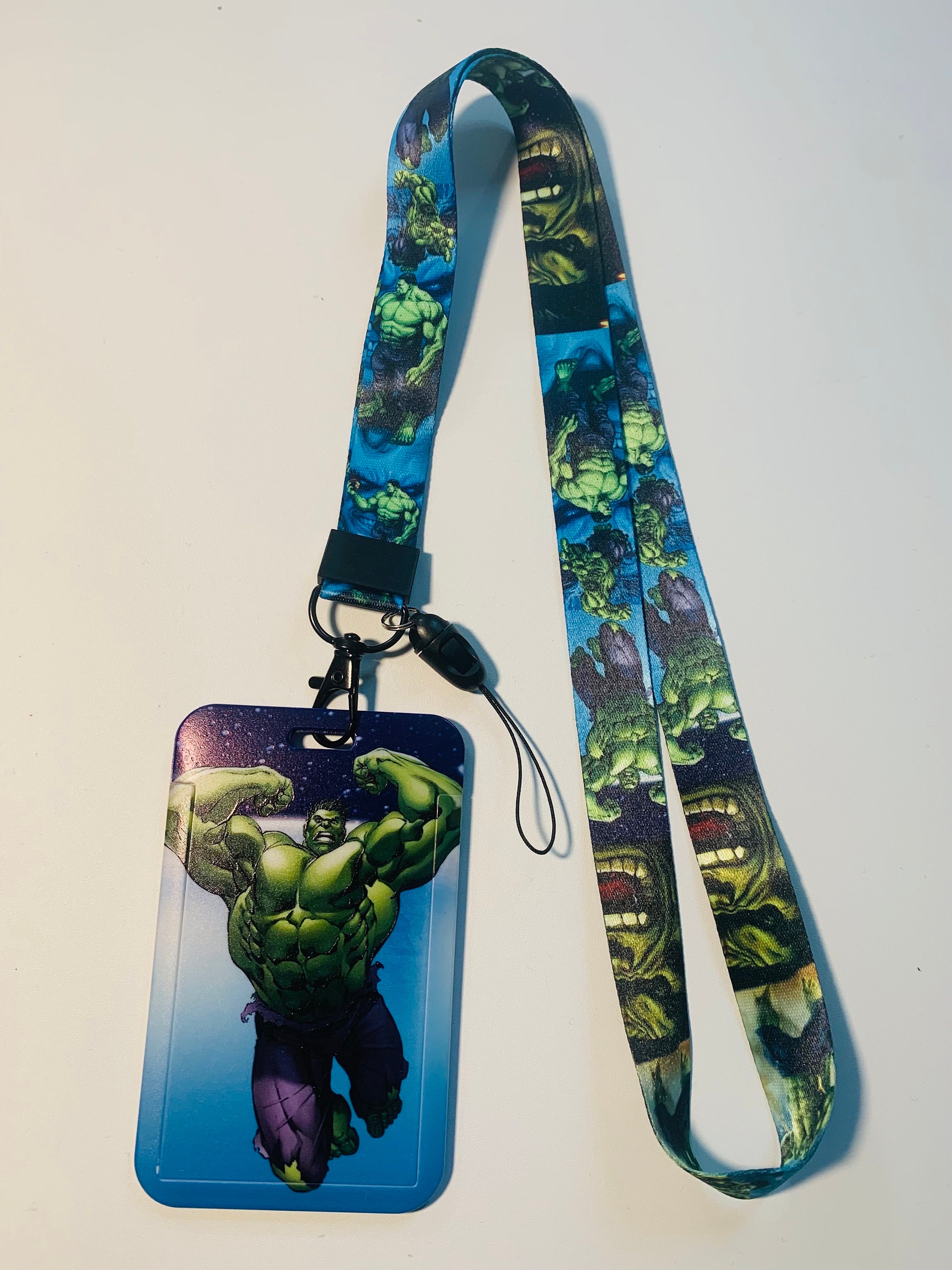Superhero Incredible Hulk Lanyard & Badge Holder - Etsy