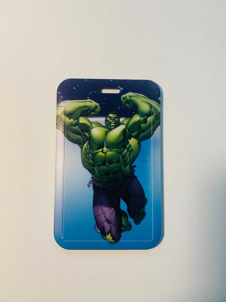 Superhero Incredible Hulk Lanyard & Badge Holder - Etsy