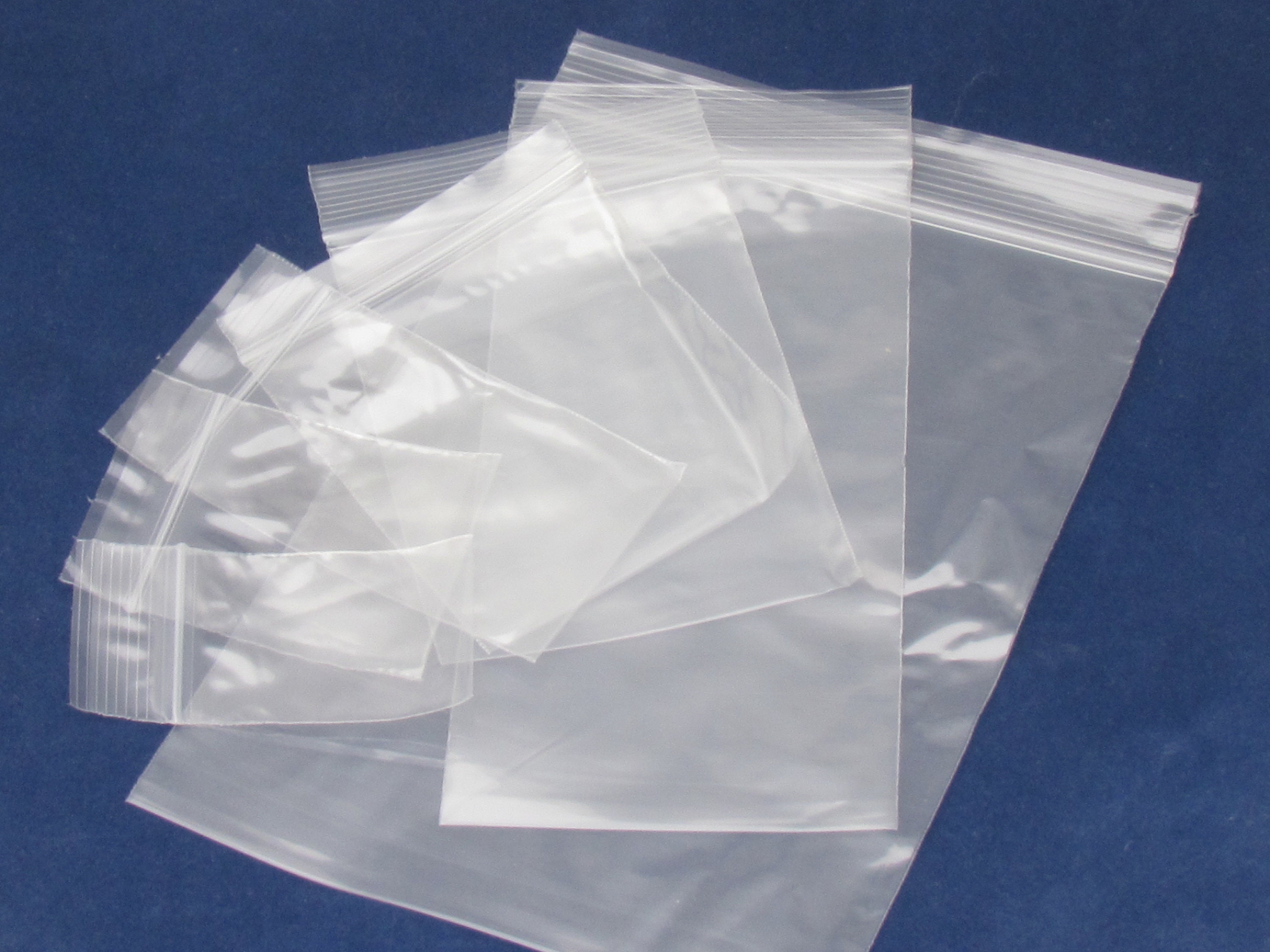 Clear 2MIL Thickness Zip Seal Lock Able Bags Reclosable 2 Mil Poly ...