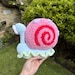 Gary the Snail Crochet Amigurumi Plushie | Handmade Spongebob-inspired ...
