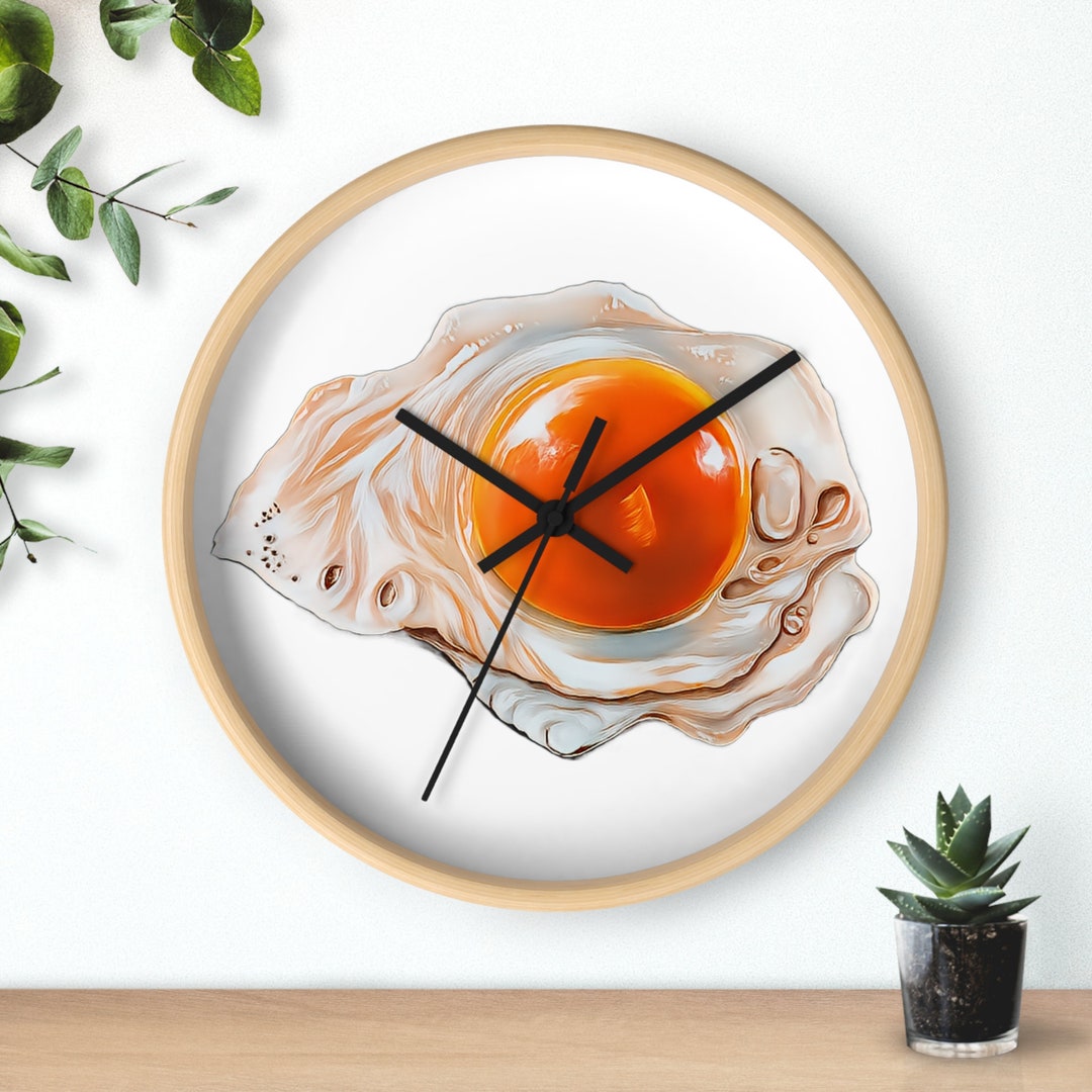 Wall Clock Egg Design - Etsy