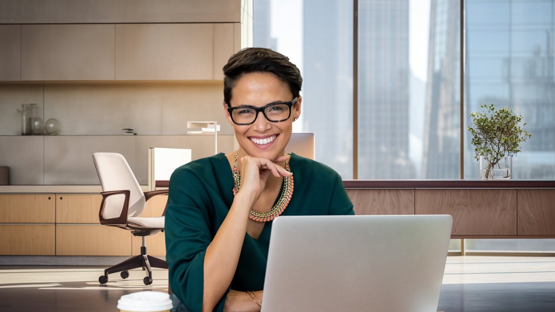 Downtown High Rise Office Office Background Zoom Virtual Backgrounds ...