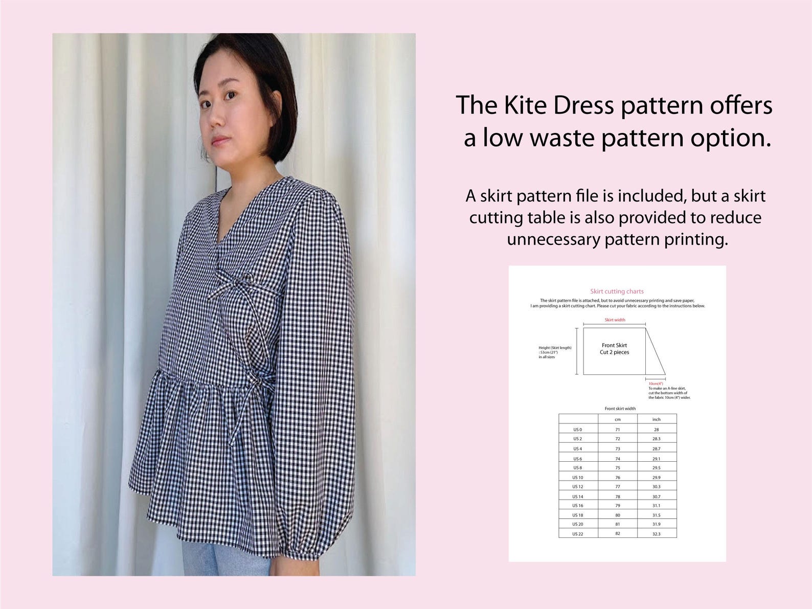 Kite Dress-pdf Sewing Pattern-instant Download A0, A4, US Letter Paper ...