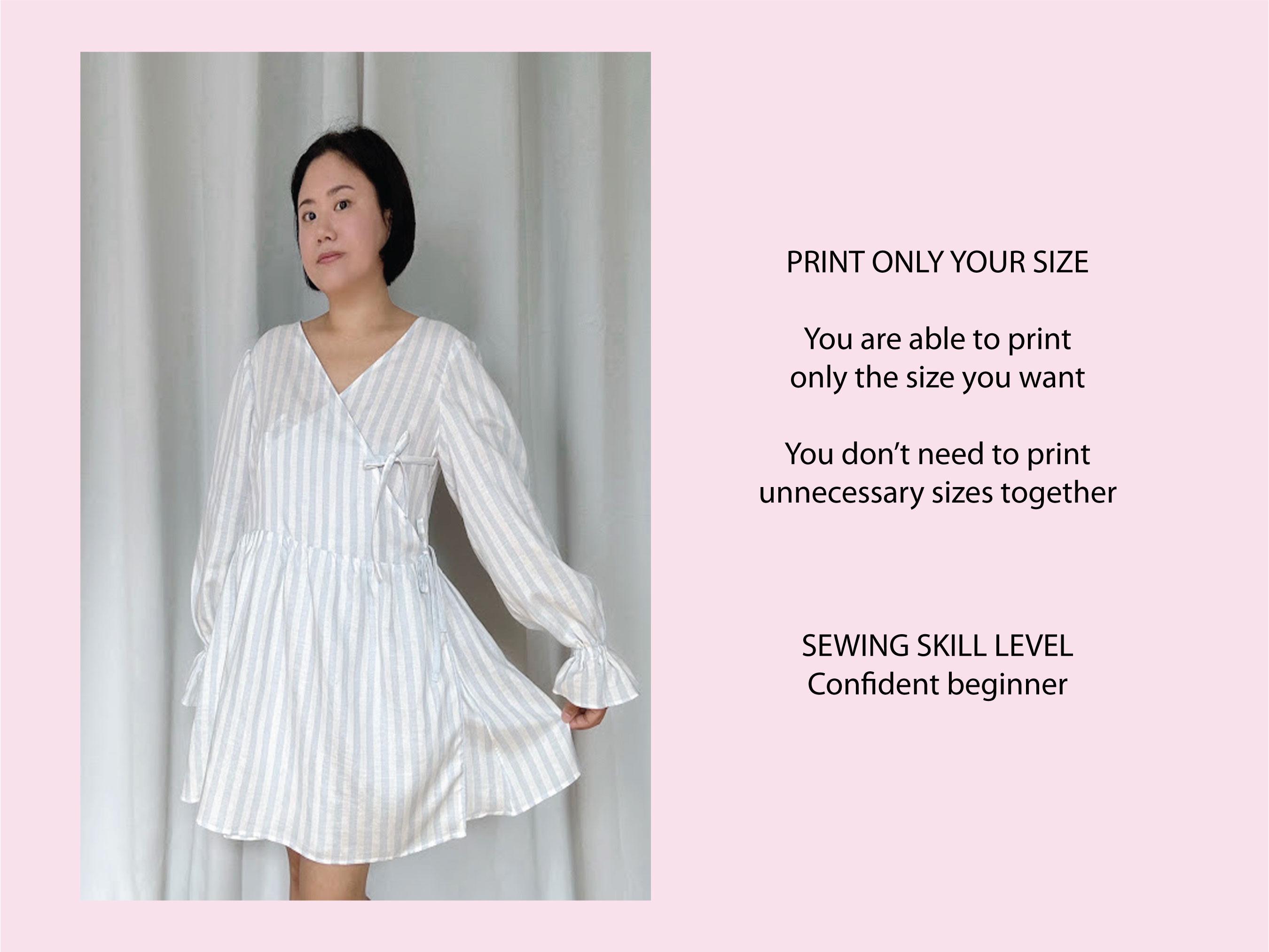 Kite Dress-pdf Sewing Pattern-instant Download A0, A4, US Letter Paper ...