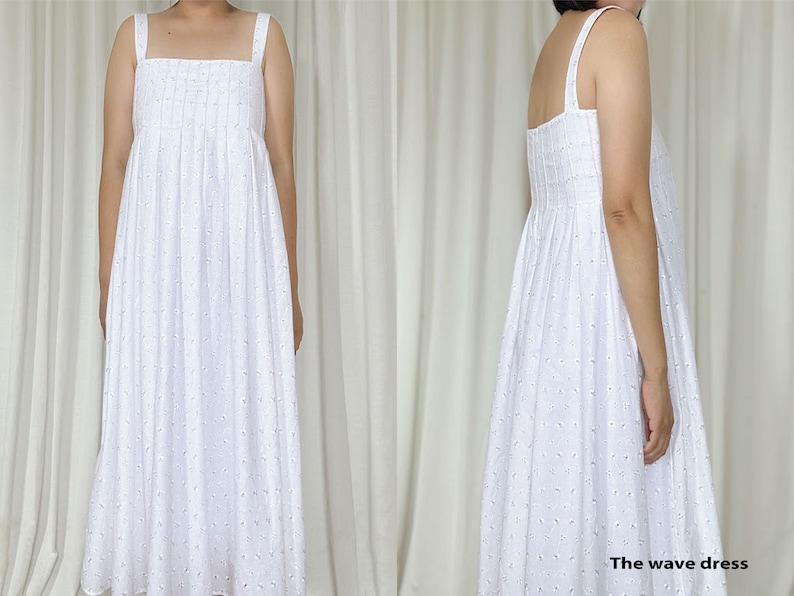 The Wave Dress-summer Dress PDF Sewing Pattern-instant Download A0, A4 ...