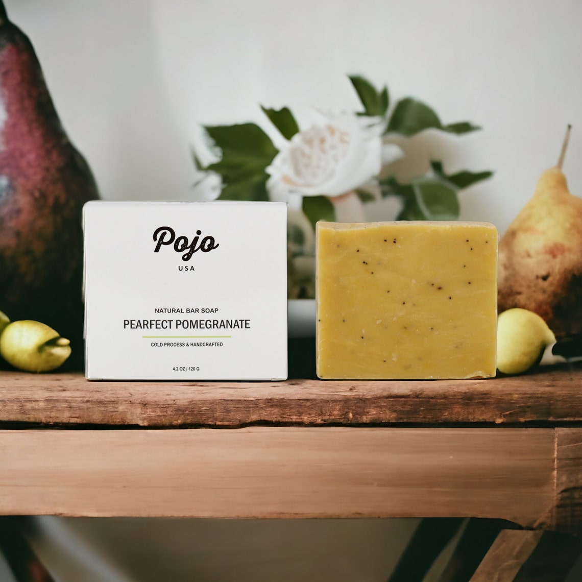 Pearfect Pomegranate Vegan Bar Soap - Etsy