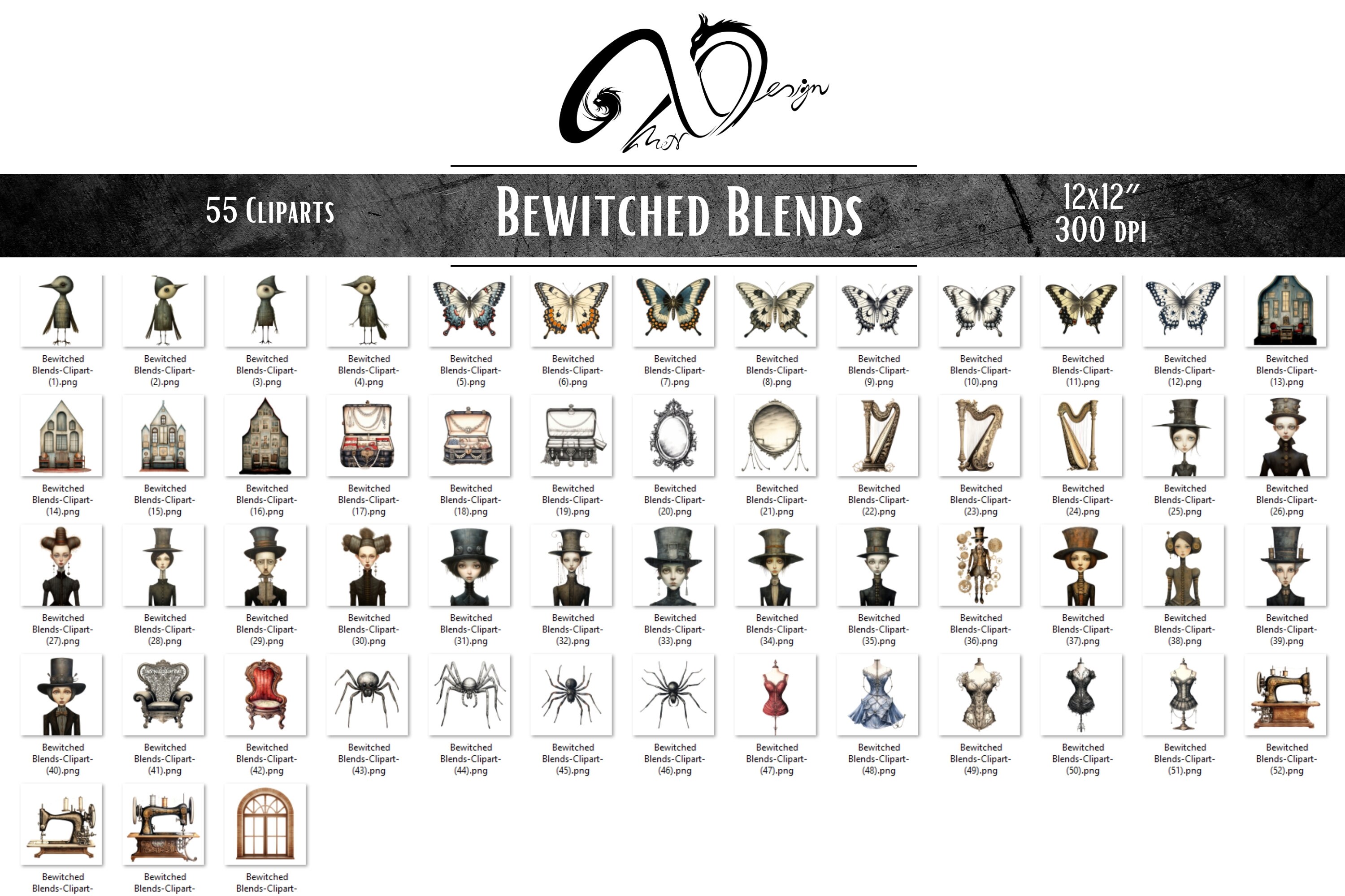 Steampunk Gothic Junk Journal Kit, Vintage Illustrations (digital ...