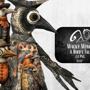 Wacky Wings:a Bird's Tale, Birds Characters , Digital Download, Journal ...