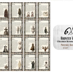 Haunted Words: A Halloween Dictionary for the Brave Junk Journal ...