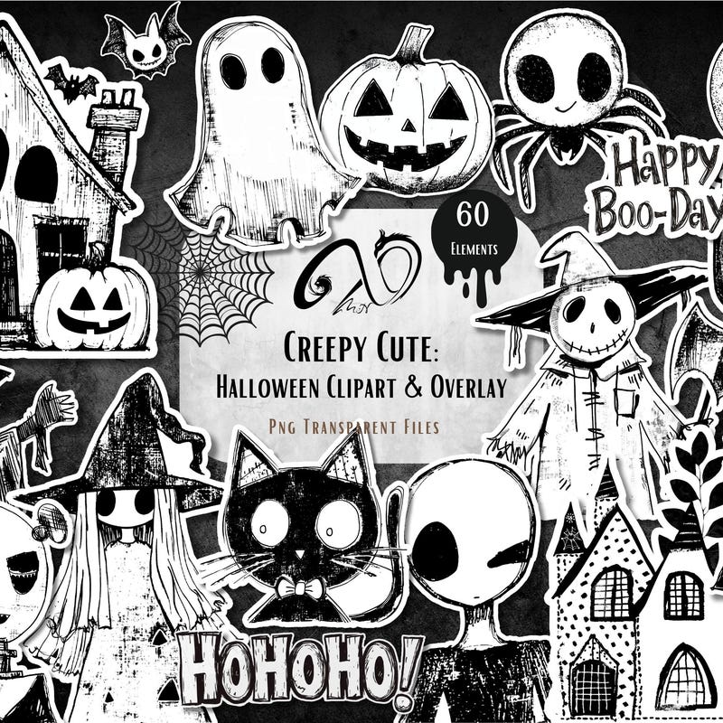 Halloween Clipart - Etsy