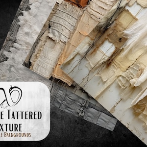 Vintage Tattered Texture, Digital Download, Old Digital Paper, Fabric ...
