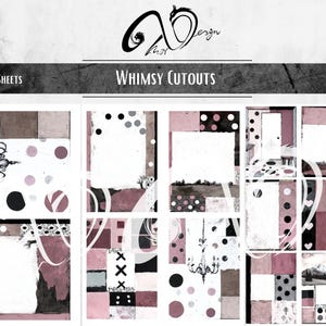 Whimsy Cutouts: Fun and Colorful Clipart, Ephemera, Mixed Media Art ...
