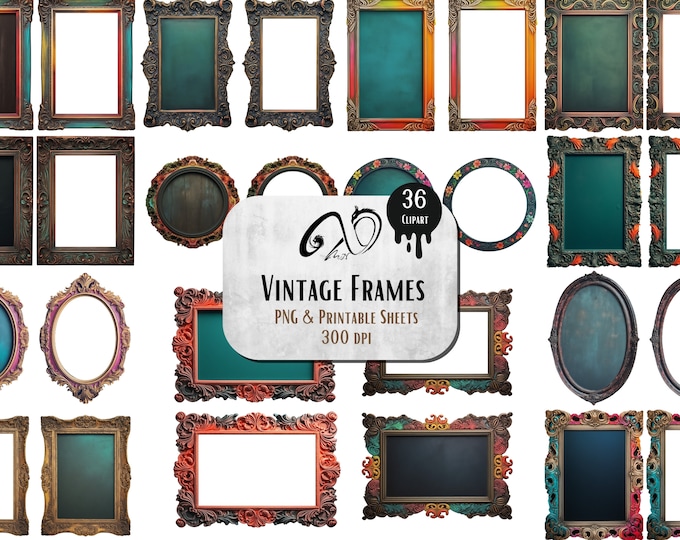 Read Description.frames Only. Smaller Frames.handmade Antique Style ...
