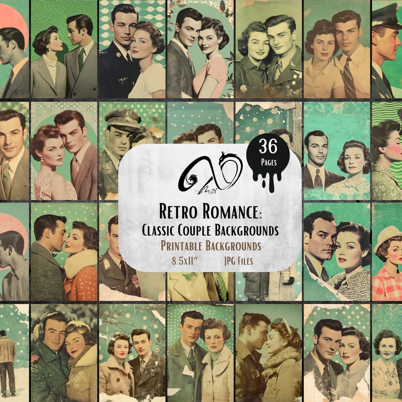 Vintage Couple Portraits - Etsy