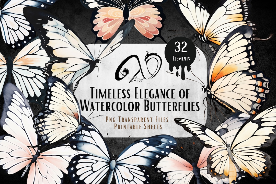 Timeless Elegance of Vintage Butterflies, Butterflies Journal Pages ...