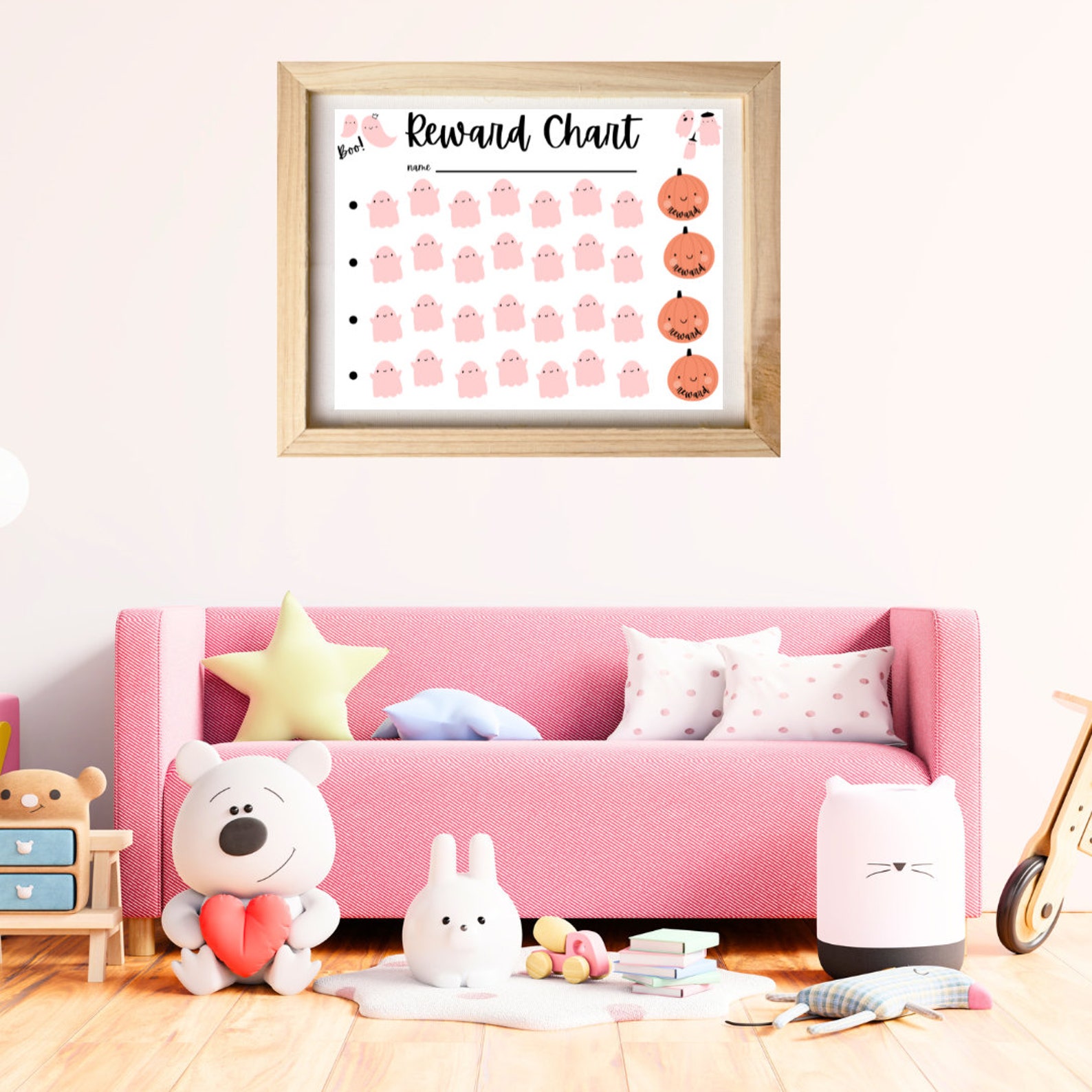 Reward Chart, Toddler Reward Chart, Reward Chart Printable, Halloween ...