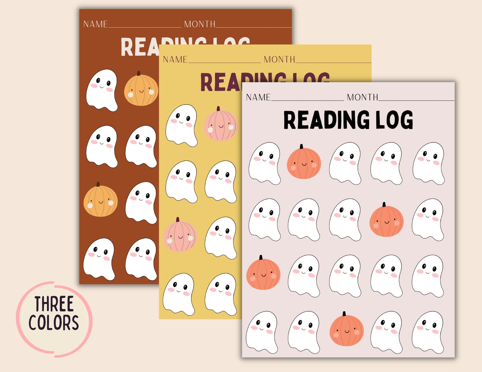 Reading Log, Kids Reading Log, Reading Log Printable, Halloween Reading ...