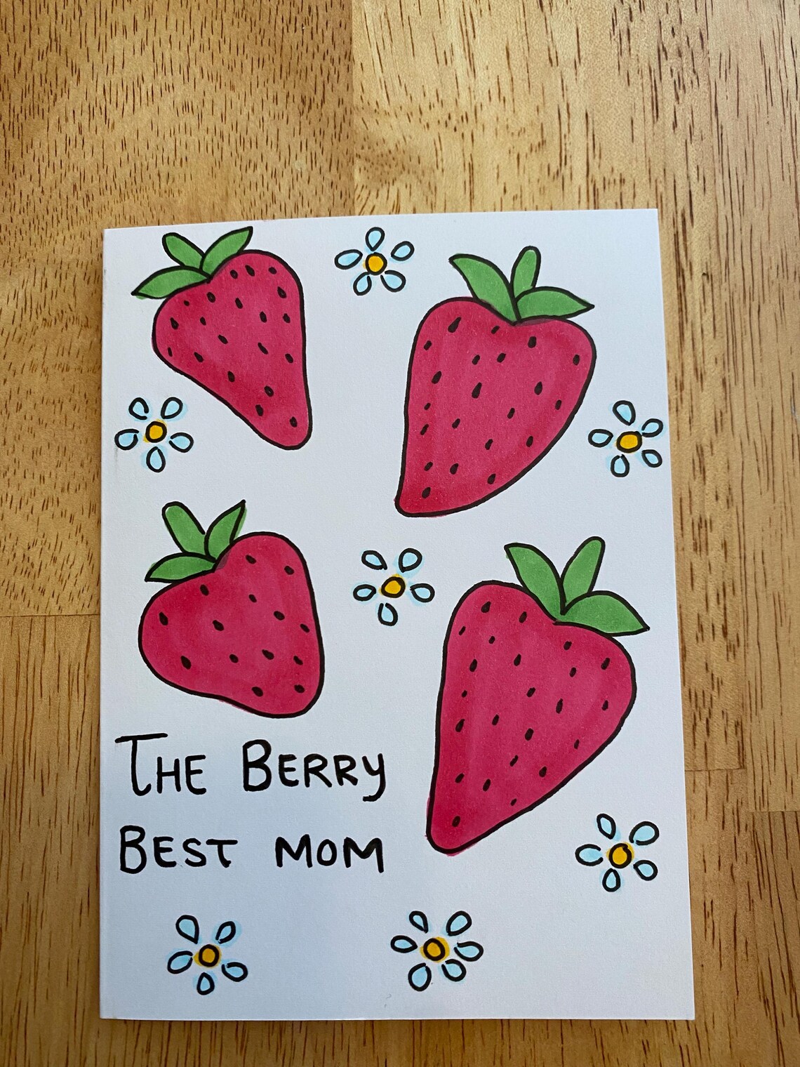 Berry Best Mom Card - Etsy