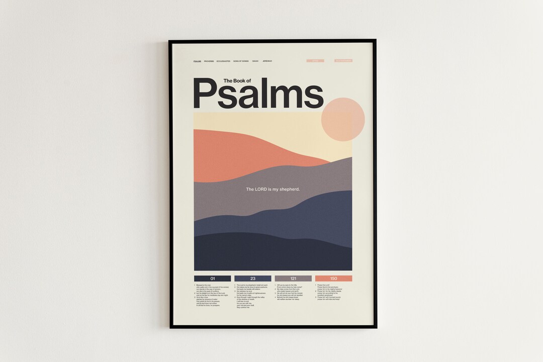 Psalms Original Poster Print - Etsy