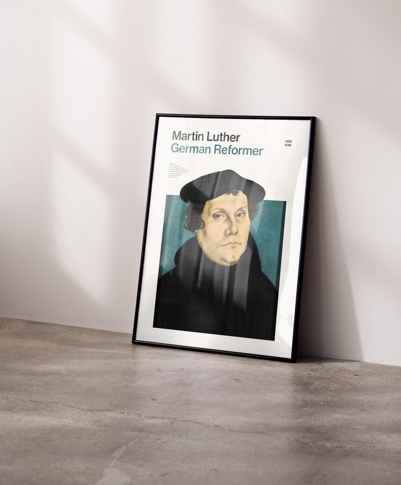 Martin Luther Poster Print - Etsy
