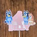 Bluey 3d Topper Bluey Cake Topper Bluey Number Bluey - Etsy